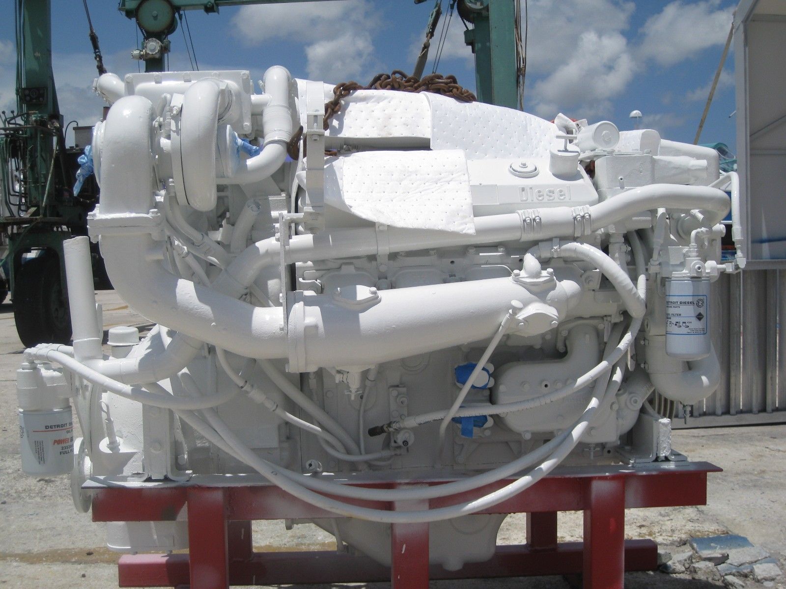 Marine Engine Detroit Diesel 8V71 Twin Turbo with Allison Transmission ...