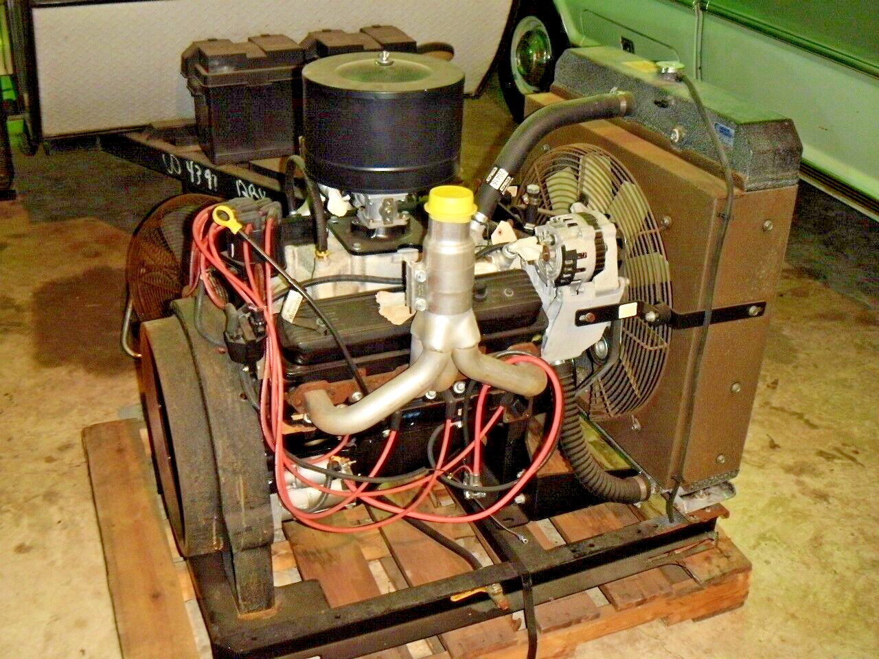 GM Crate 5.7 Bucks Complete Engine MonoFlow Pump Motor Skid Mount LP ...